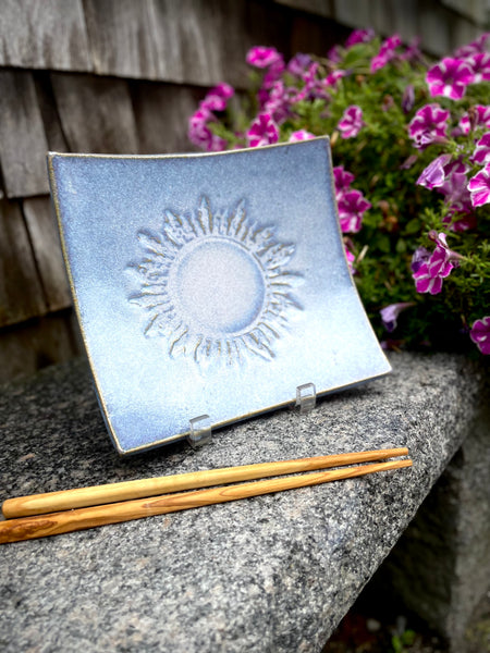 Square Sushi Plate – Perkins Cove Pottery Shop